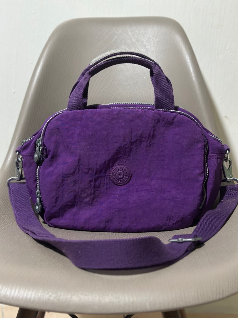 Authentic Kipling Bag in Purple, Women's Fashion, Bags & Wallets, Cross ...
