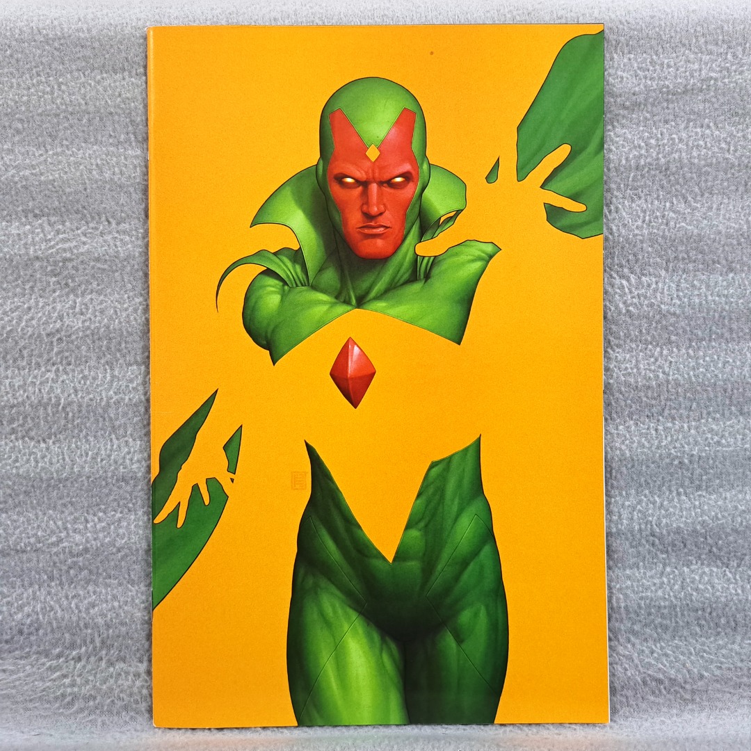 Avengers #1 Vision Negative Space Variant (2023 Marvel Comics) Jed ...