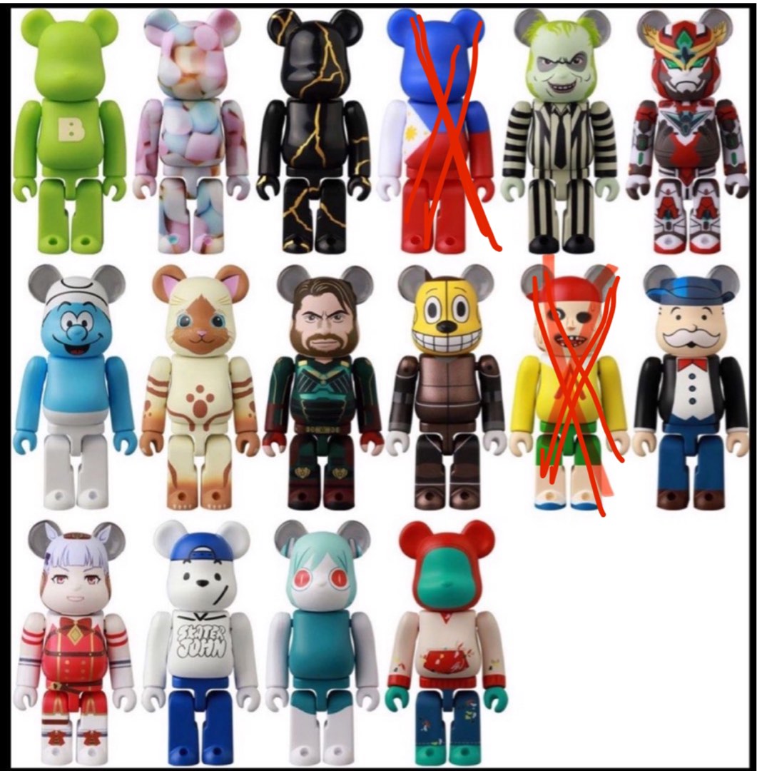 Bearbrick Series 49 Basic Letters Artist Secret CDG 100%, Hobbies ...