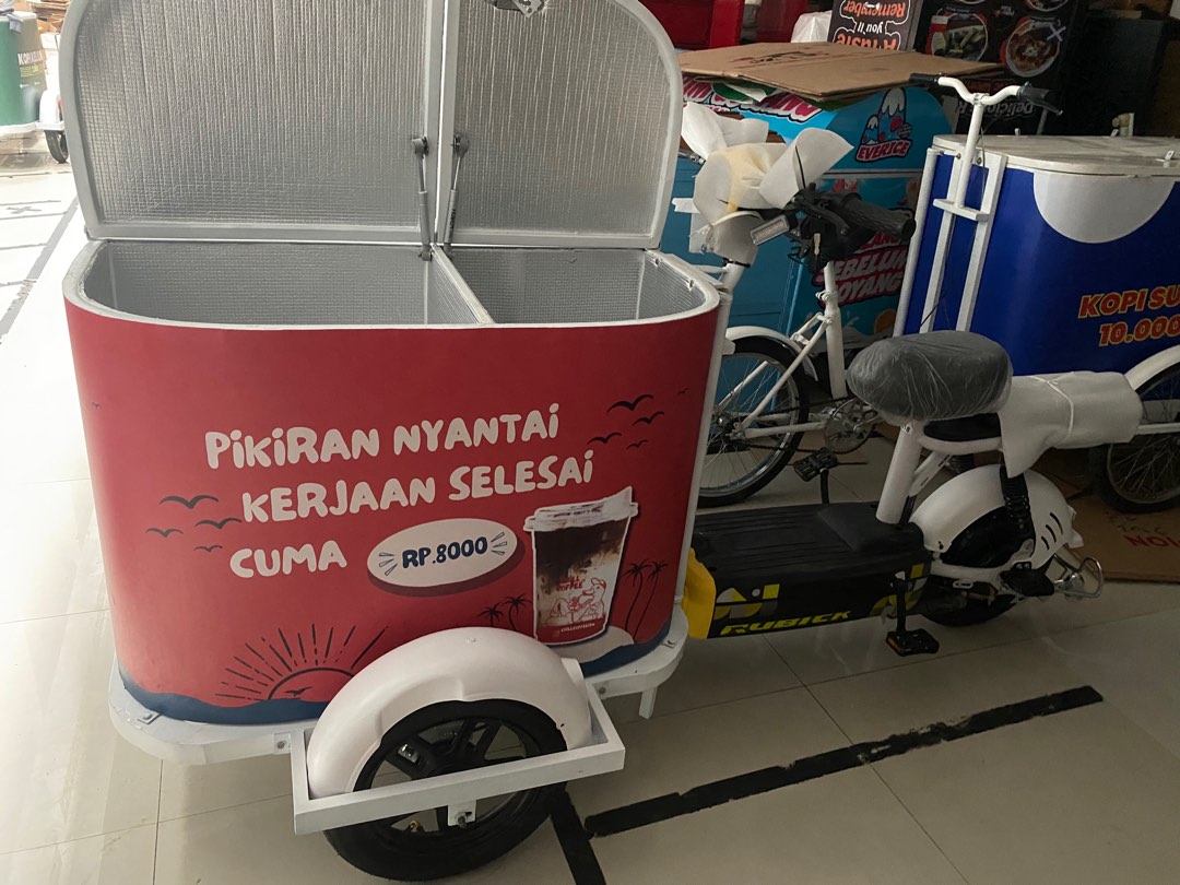 Booth sepeda listrik keliling, Motor di Carousell