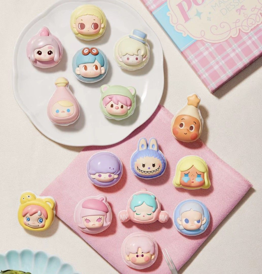 [BRAND NEW! POPMART] POPMART CHARACTERS MACARON DESSERT MINI POPBEANS ...
