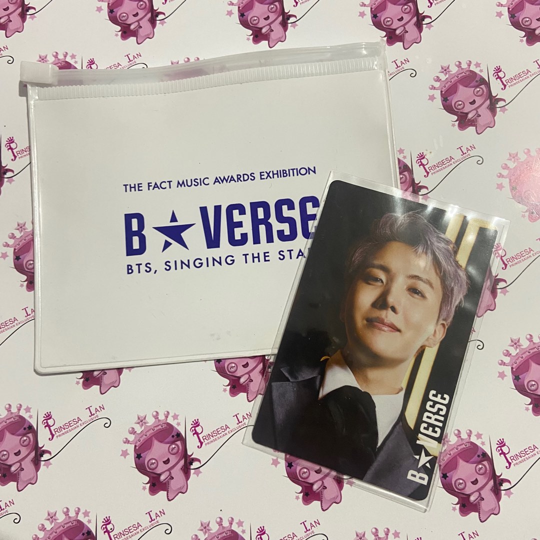 BTS BVERSE J-hope Photocard and mini slide envelope pouch, Hobbies ...