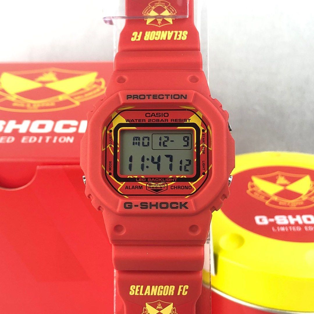 Casio G-Shock X Selangor Football Club Limited Edition DW-5600SFC24-4 ...