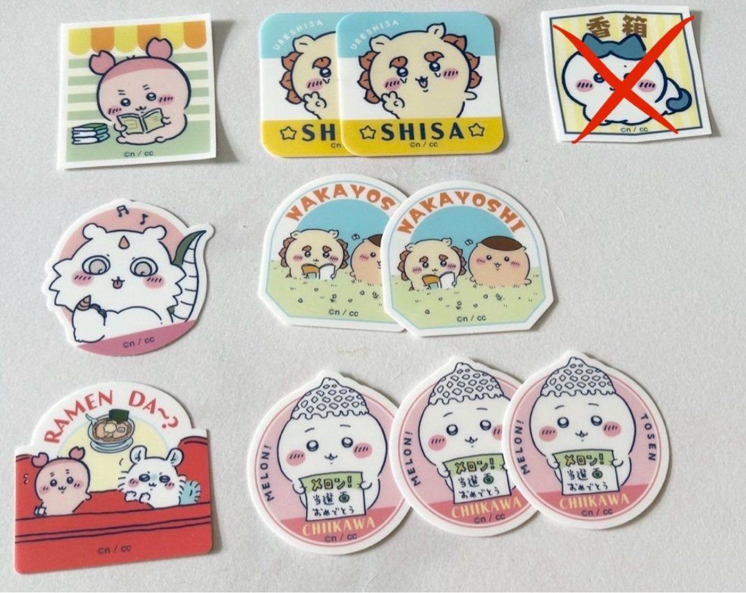 Chiikawa sticker gummy 4, Hobbies & Toys, Memorabilia & Collectibles, J ...