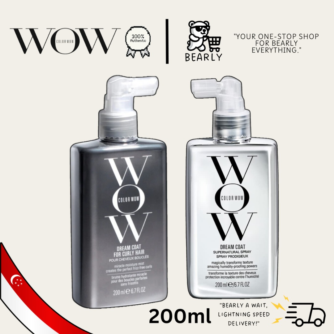 Color WOW Dream Coat | Frizz-Free & Glossy Hair | Humidity Blocker ...