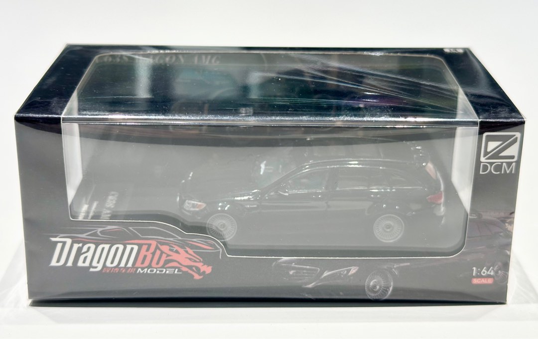 D.Bo Model x DCM 1/64 Mercedes Benz AMG C63S Wagon S205 Widebody Black ...