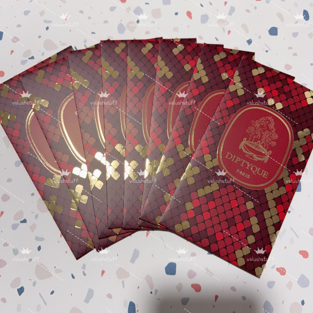 Diptyque 2025 Red Packets, Hobbies & Toys, Stationery & Craft, Other ...