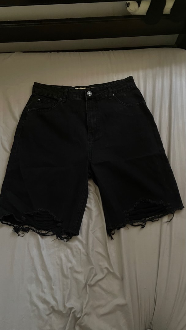 Distressed Americanino Jorts, Men's Fashion, Bottoms, Shorts on Carousell