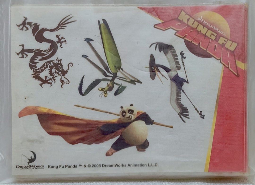 DreamWorks Kung Fu Panda Stickers, Hobbies & Toys, Collectibles ...