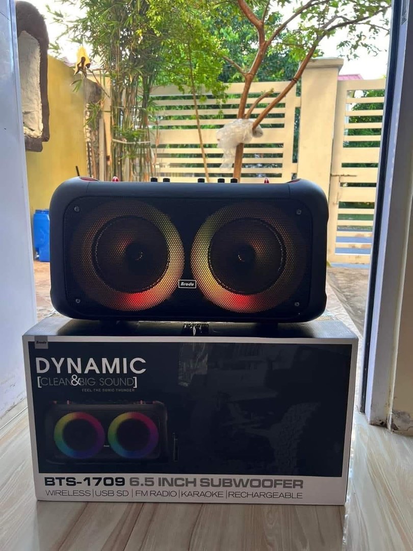 DYNAMIC CLEAN&BIGSOUND BTS-1709 6.5 INCH SUBWOOFER WIRELESS USB SD | FM ...