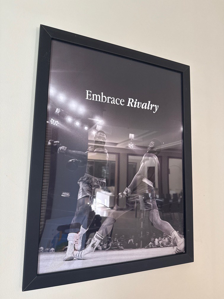 Embrace Rivalry Ali frame 18x24, Furniture & Home Living, Home Decor ...