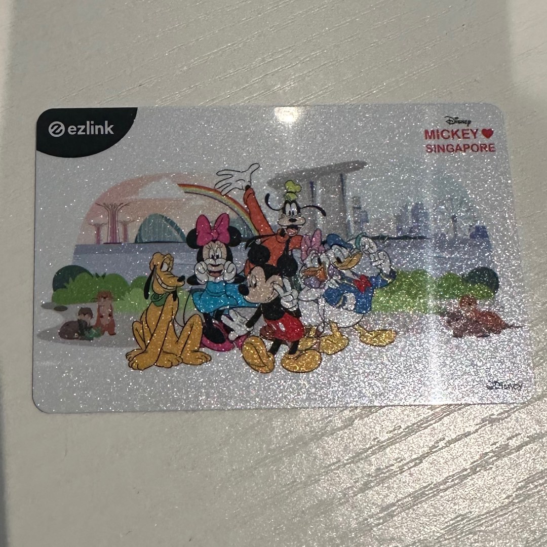 Ez-Link Card (Mickey Mouse & Friends), Hobbies & Toys, Travel, Travel ...