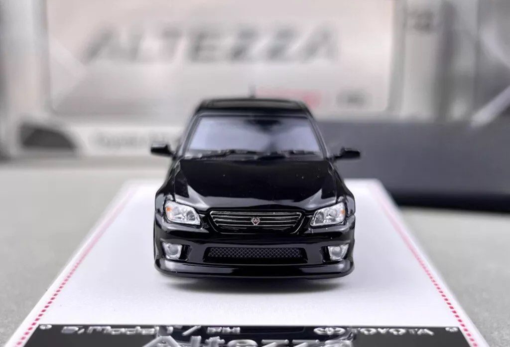FH 1:64 Black Altezza RS200 SXE10 Sedan Sports Model Diecast Metal Car ...