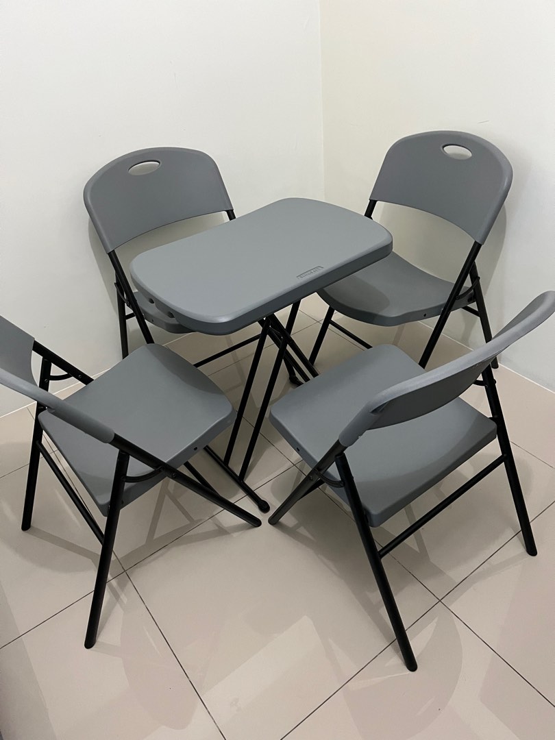 Folding and Adjustable Table & Chairs, Furniture & Home Living ...