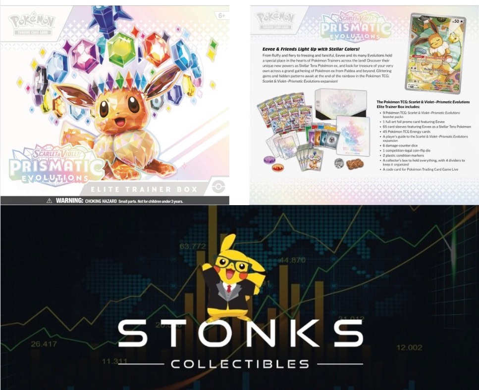 (FREE DELIVERY) Pokemon TCG SV8.5 Prismatic Evolution Elite trainer box ...