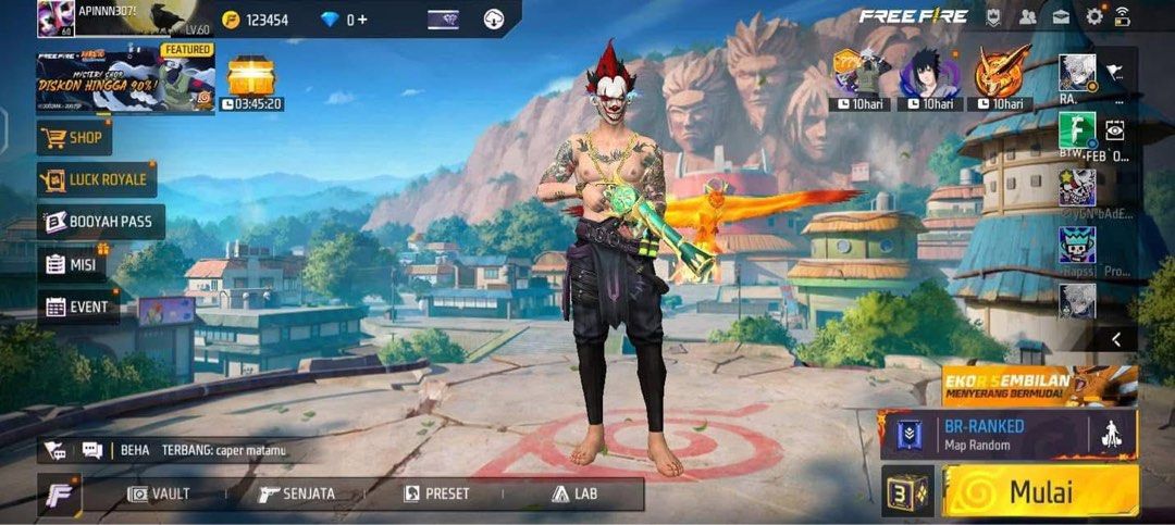 FREEFIRE ACCOUNT, Video Gaming, Video Games, Others on Carousell