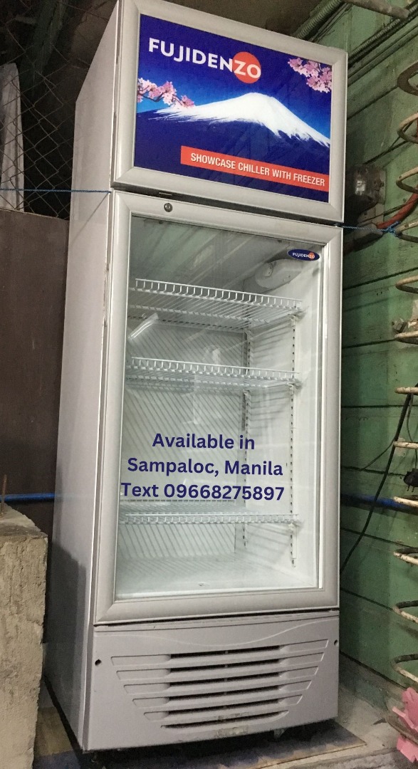 FUJIDENZO SHOWCASE CHILLER WITH FREEZER | Refrigerator for Business, TV ...