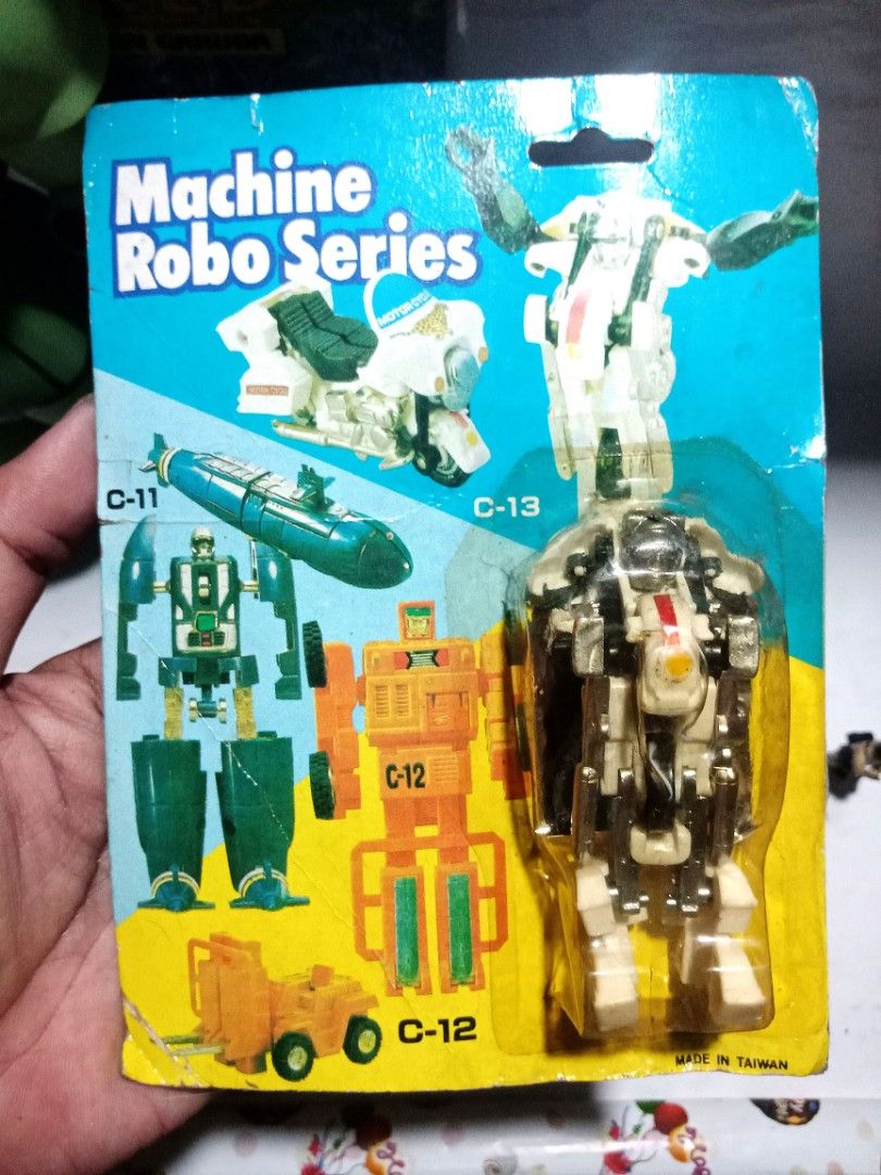 Gobots machine robo harley davidson motorcycle diecast figure taiwan ...