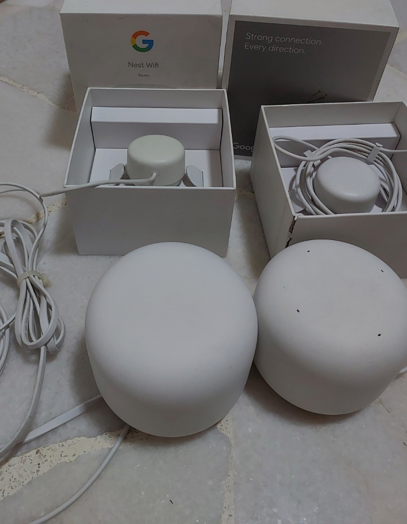 GOOGLE NEST WIFI 2 PACK, Computers & Tech, Parts & Accessories ...