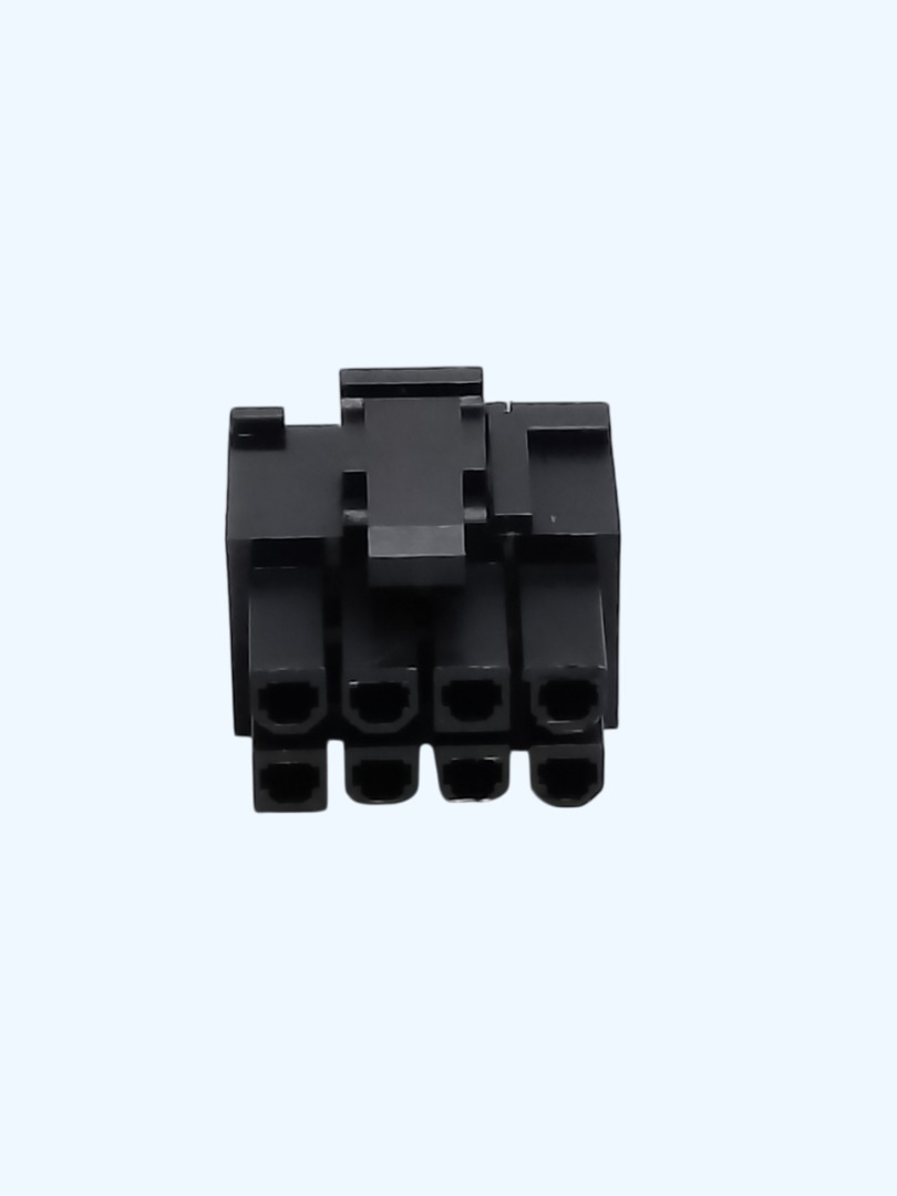 GPU POWER CONNECTOR 8-PIN (6+2) 4.2mm PLASTIC BLACK, BEST FOR PC ...