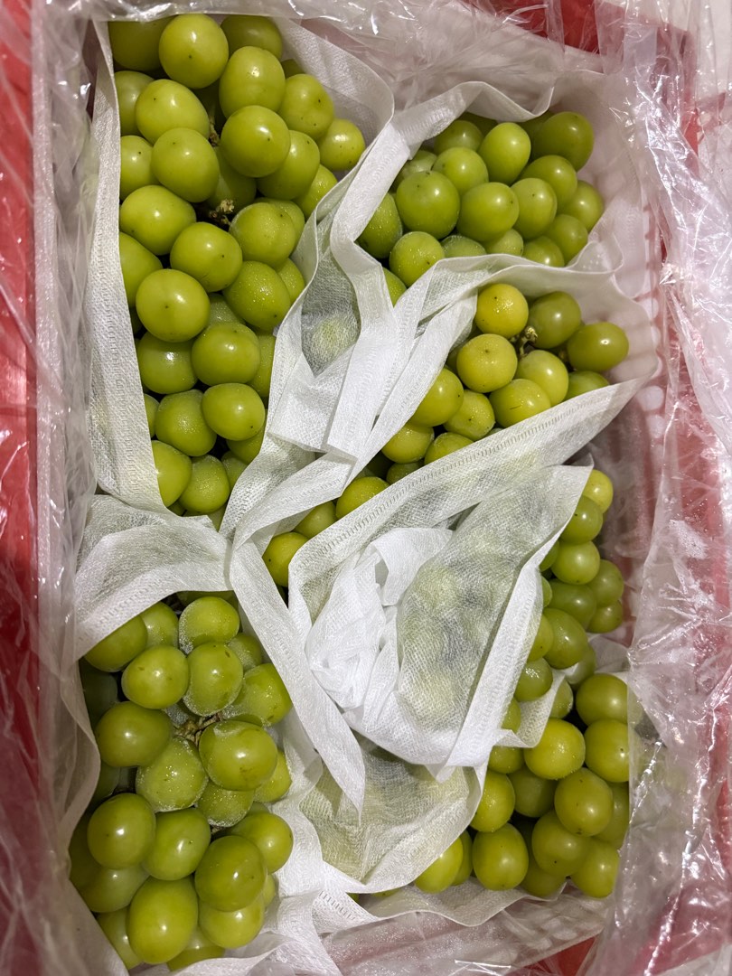 Green muscat grapes (1 crate), Food & Drinks, Fresh Produce on Carousell