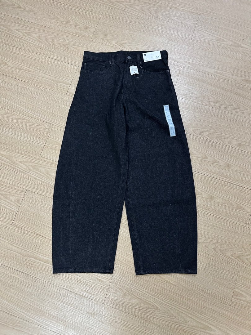 GU Barrel Leg Wide Jeans Brand New (Pre Order), Men's Fashion, Bottoms ...