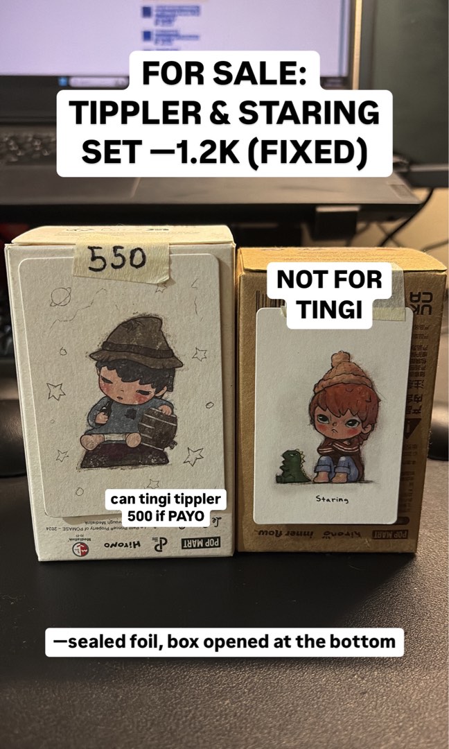 HIRONO STARING & TIPPLER (SOLD AS SET), Hobbies & Toys, Toys & Games on ...