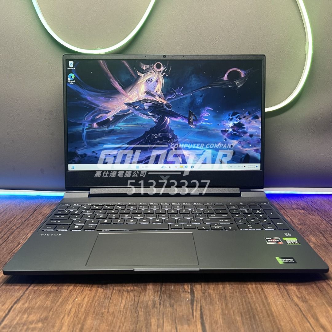 HP Victus 15.6''電競/RTX30系列/R7-5800H/RAM 32G/1TB SSD/WiFi 6 上網/15.6吋全高清/144Hz 高刷/Gaming Laptop/非 ...