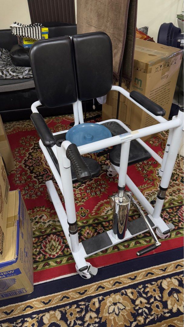 Hydraulic Transfer Wheelchair Without Body Riser Kerusi Roda/Bergerak ...