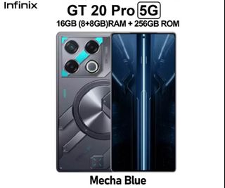 Infinix GT 20 Pro Mecha Blue 256GB, Mobile Phones & Gadgets, Mobile ...