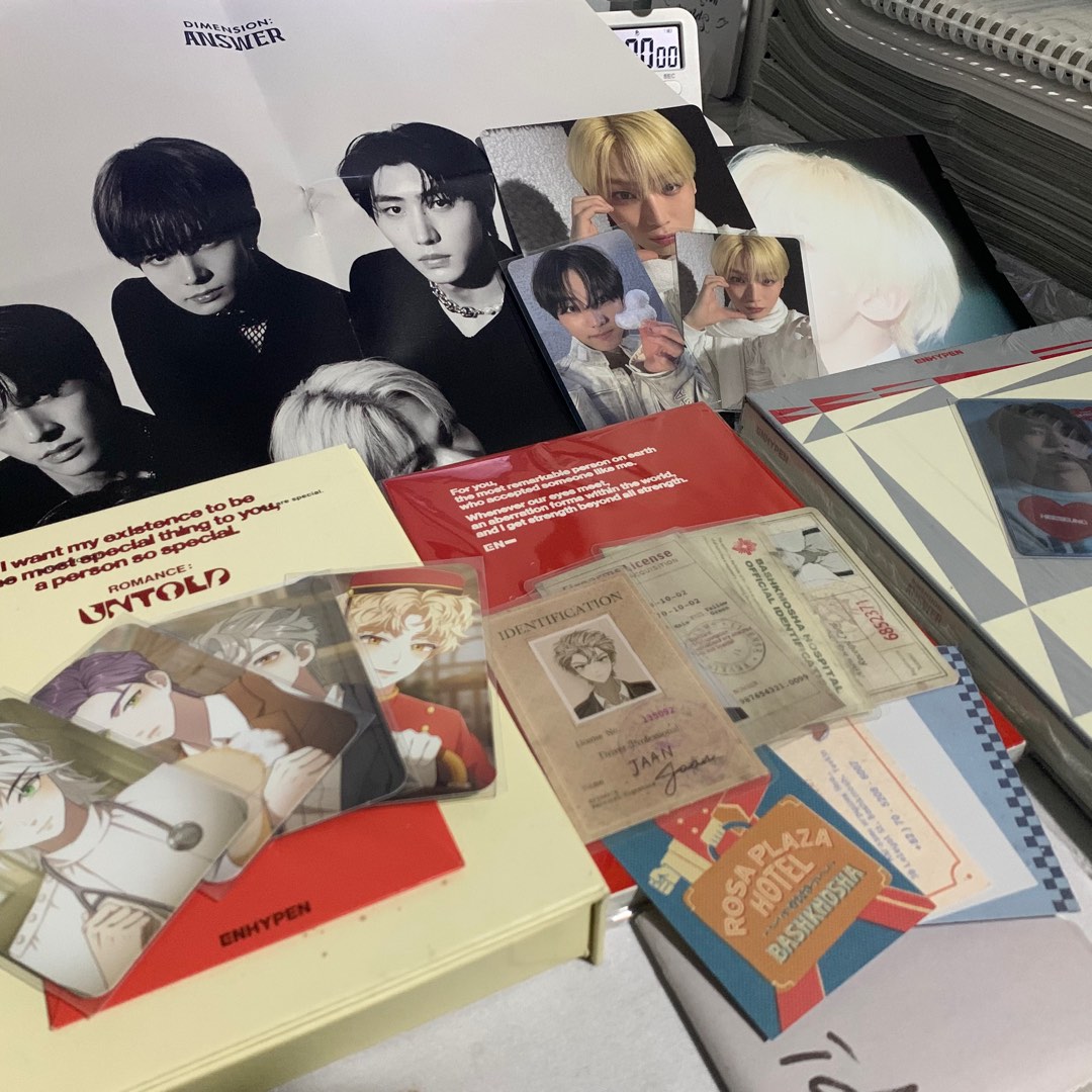 Enhypen Official Merch Take All (Kpop Photocards and Unsealed Albums ...