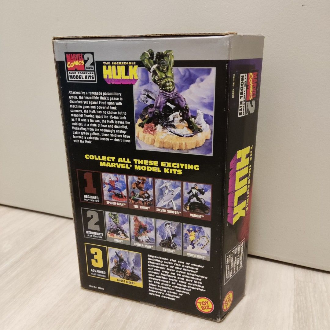 MARVEL COMICS Glue Together Model Kit 48656 The Incredible HULK ...