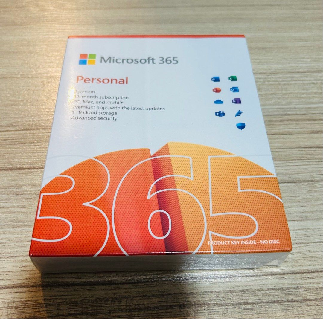 Microsoft 365 Personal plan, Computers & Tech, Office & Business ...