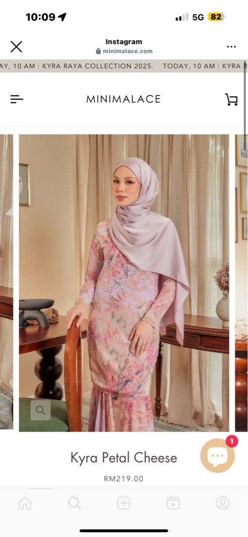 Minimalace Kyra 2025, Women's Fashion, Muslimah Fashion, Baju Kurung & sets on Carousell