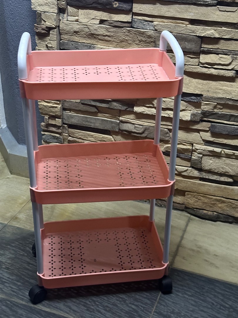Movable rack storage shelf, Furniture & Home Living, Home Improvement ...