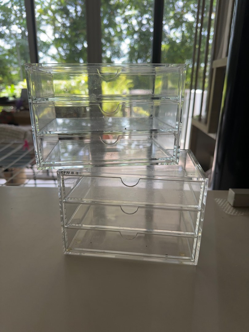Muji Acrylic Storage Drawers, Women's Fashion, Jewelry & Organisers ...