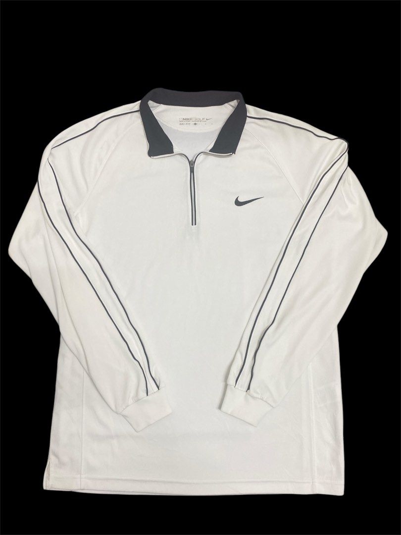 NIKE GOLF MINI SWOOSH HALFZIPPER / HALF ZIPPER / HALFZIP / HALF ZIP / HZ, Men's Fashion, Tops ...