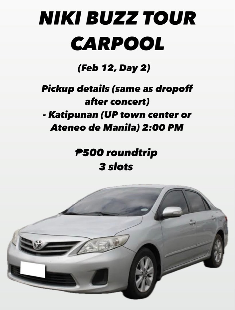 Niki BUZZ Ph, Tickets & Vouchers, Event Tickets on Carousell