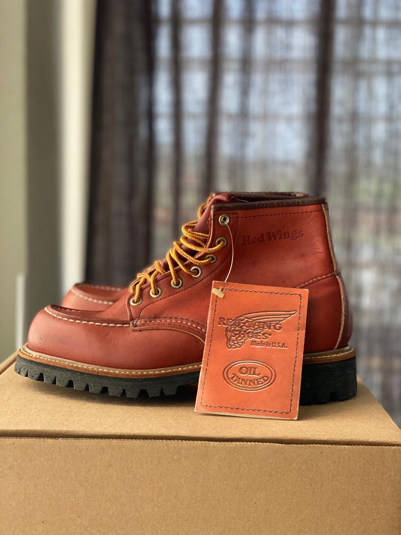 NOS Red Wing 8136 Lug Sole, Men's Fashion, Footwear, Boots on Carousell