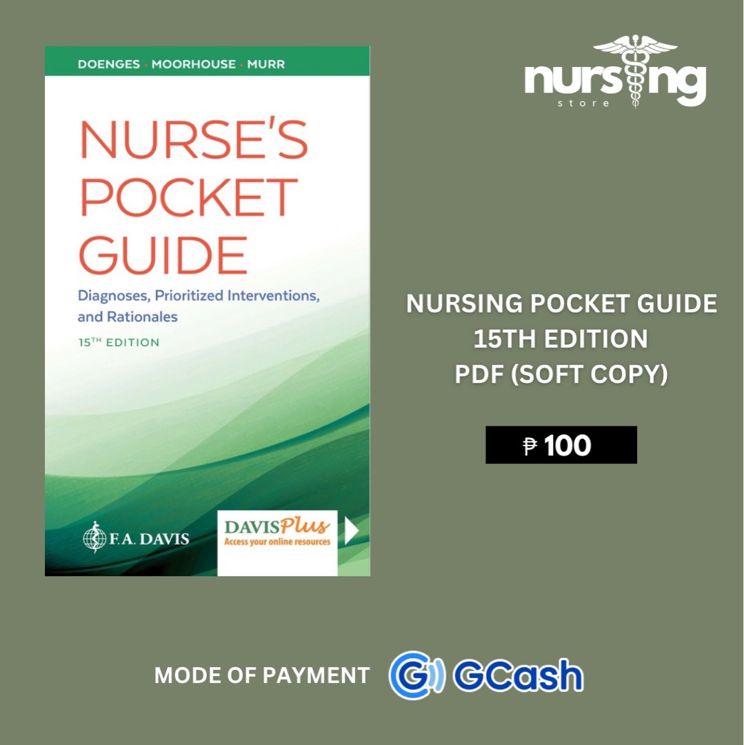 Nursing Pocket Guide 15th Edition PDF (Soft Copy), Hobbies & Toys ...