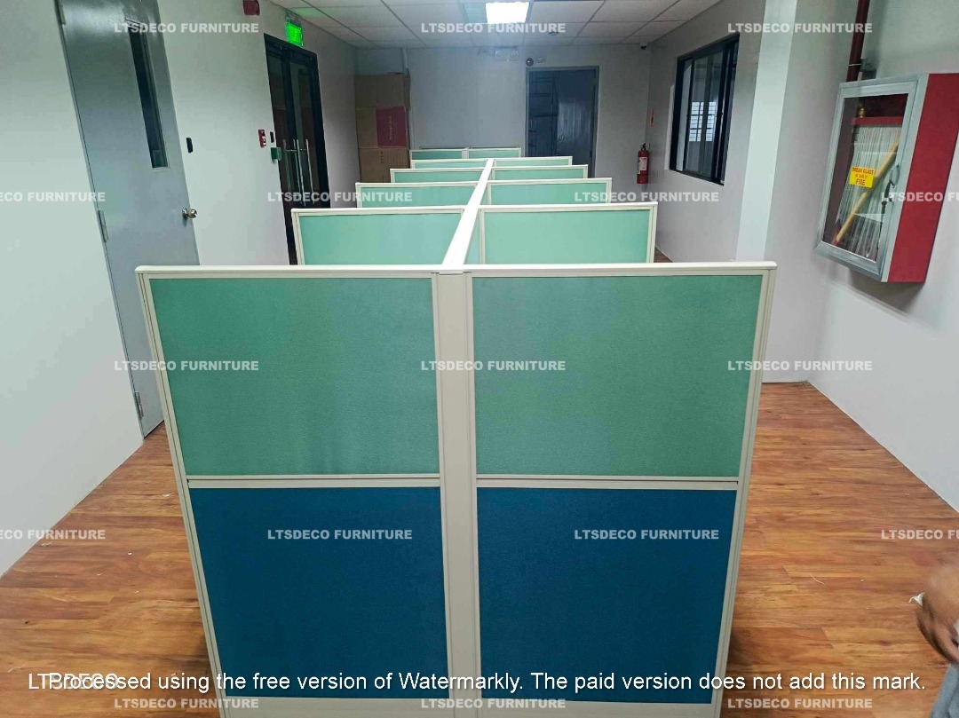 OFFICE PARTITION LINEAR CUBICLES OFFICE FURNITURE, Furniture & Home ...