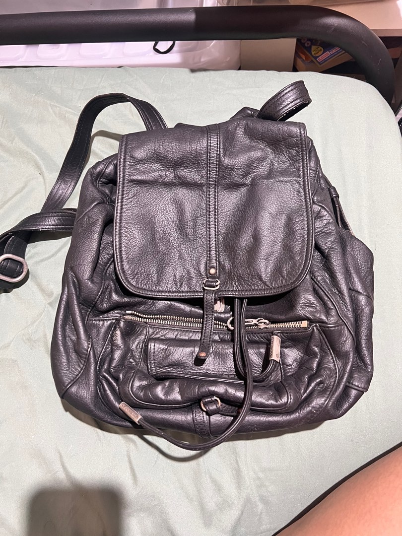 Original Lancaster Leather backpack, Women's Fashion, Bags & Wallets ...