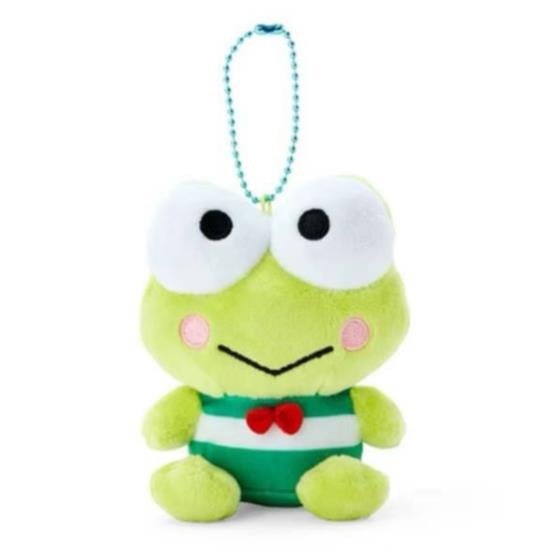 Original Sanrio Keroppi Kero Kero Mascot Plush Charm with Ball Chain ...