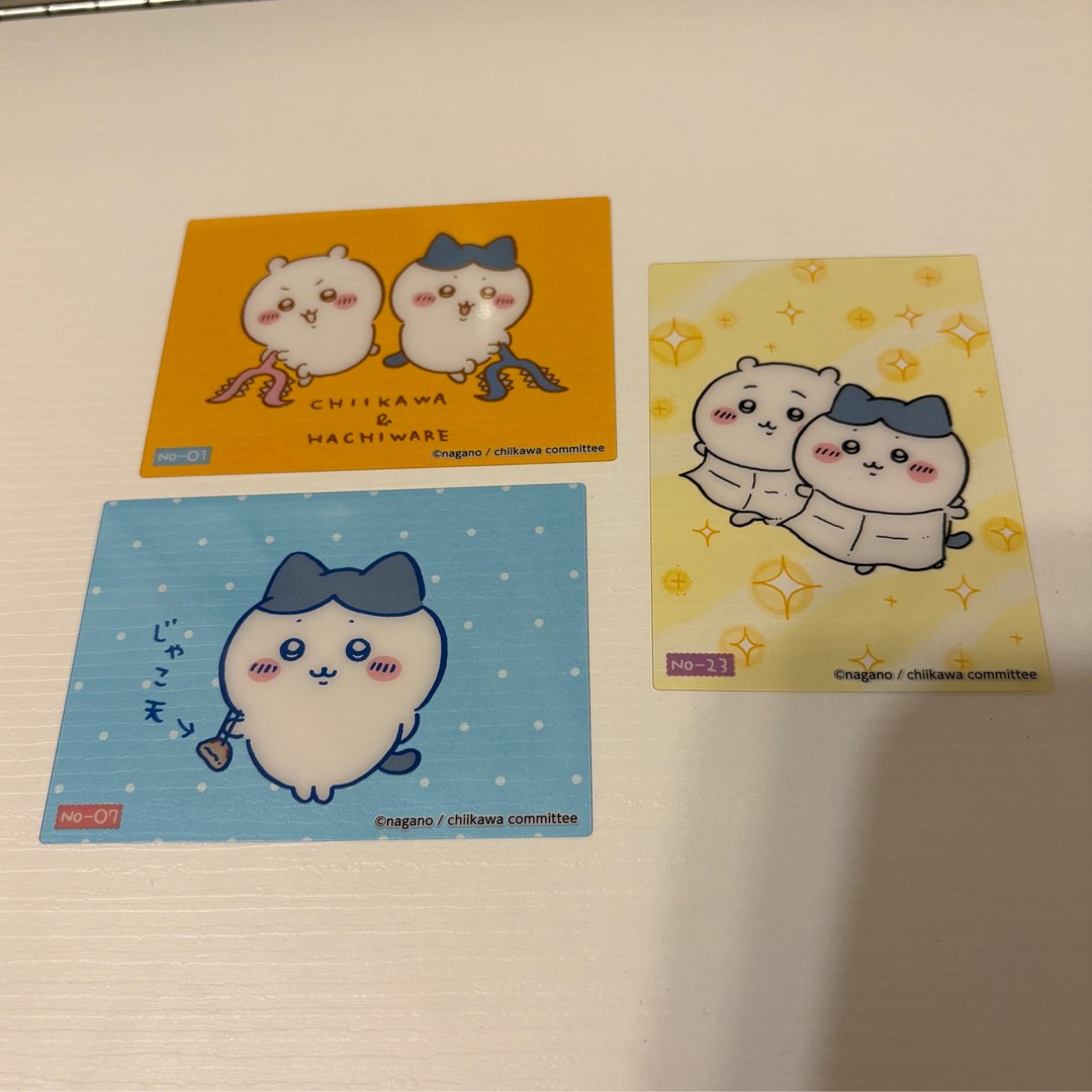 【換p2藍圈】chiikawa透明卡, 興趣及遊戲, 收藏品及紀念品, 韓流 - Carousell