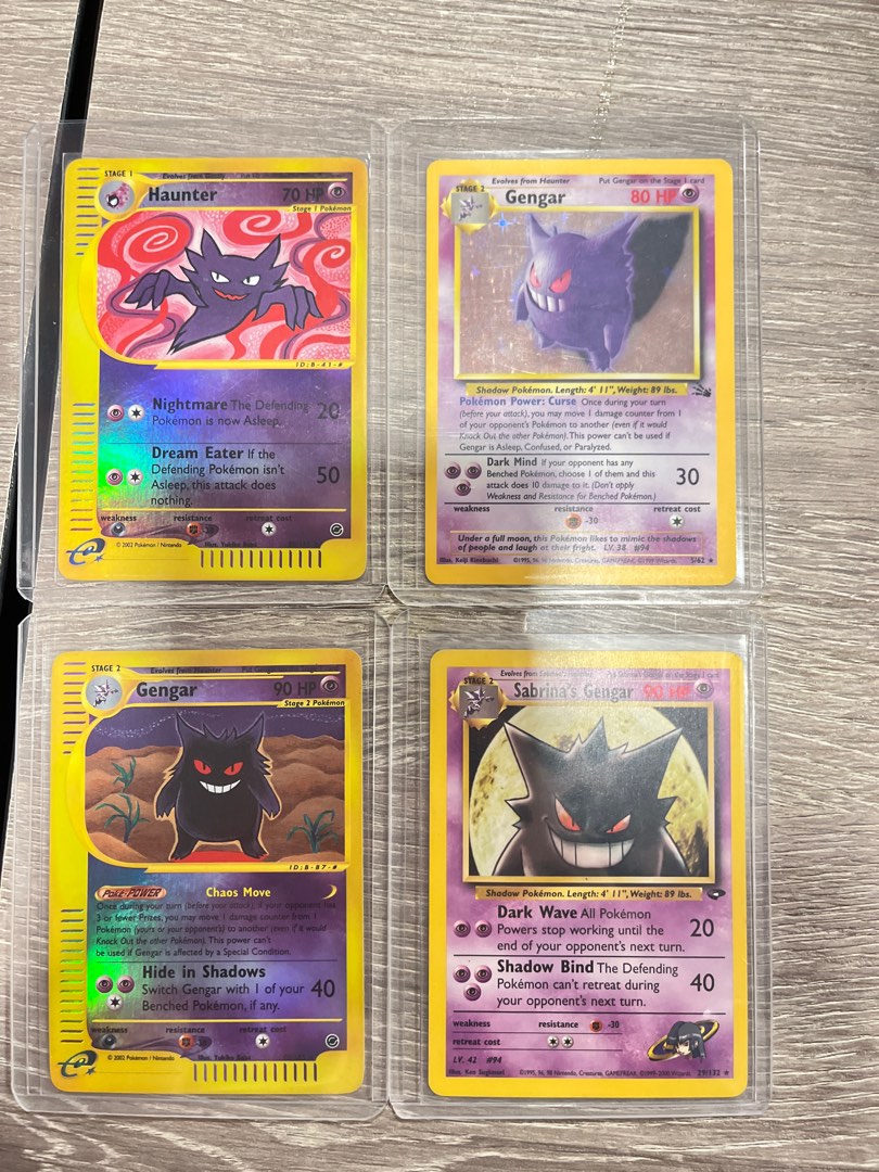POKEMON GENGAR VINTAGE HAUNTER, Hobbies & Toys, Collectibles ...