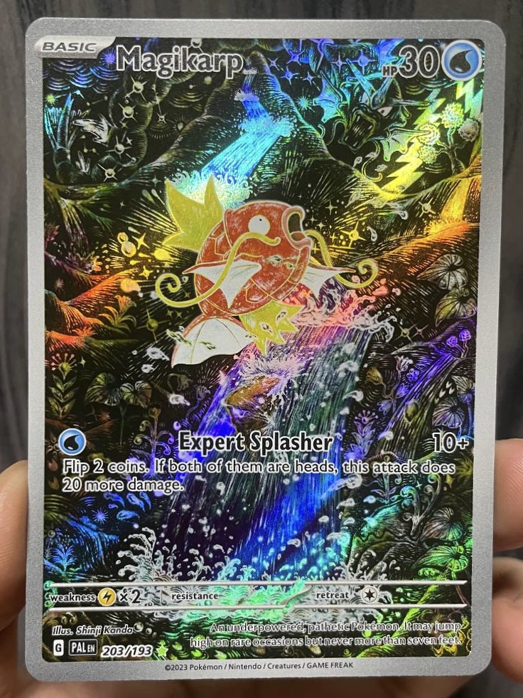 Pokemon TCG-Magikarp Illustration Rare-IR-Scarlet and Violet-Paldea ...