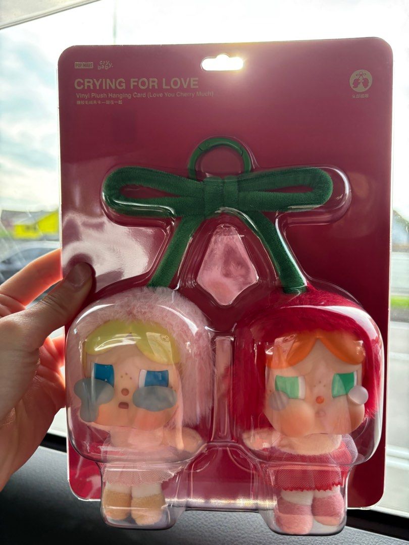 Popmart crybaby authentic cherry crying for love Valentine’s Day ...
