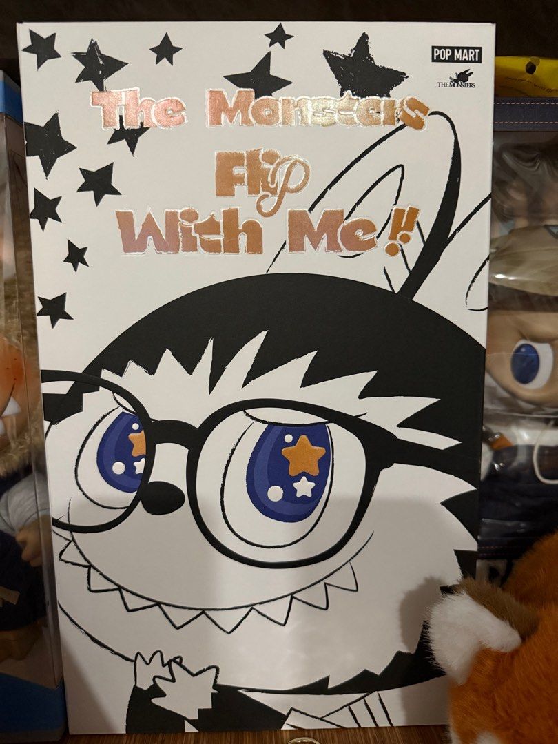 Popmart Labubu flip with me authentic figure soft toy brand new big ...