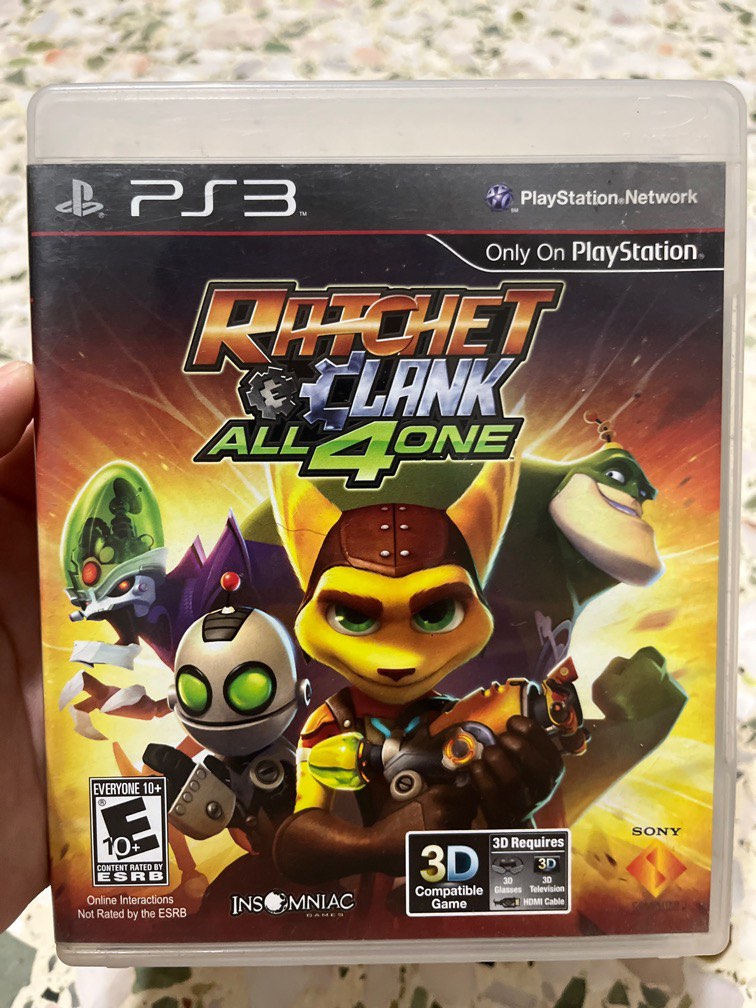 PS3 Ratchek and Clank All 4 One, Video Gaming, Video Games, PlayStation ...