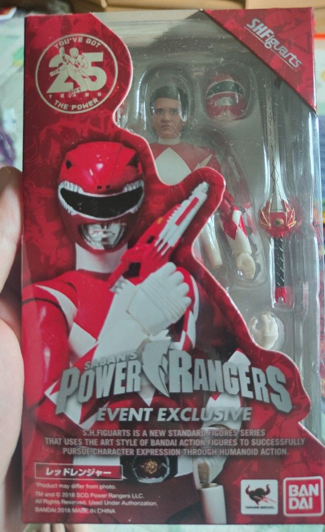 Red Ranger Mighty Morphin Power Rangers Event Exclusive Jason, Hobbies ...